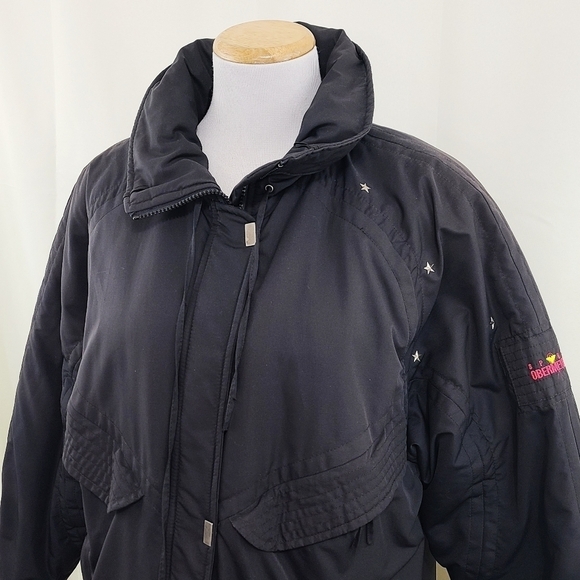 Obermeyer | Jackets & Coats | Vintage Obermeyer Ski Jacket Black Star ...